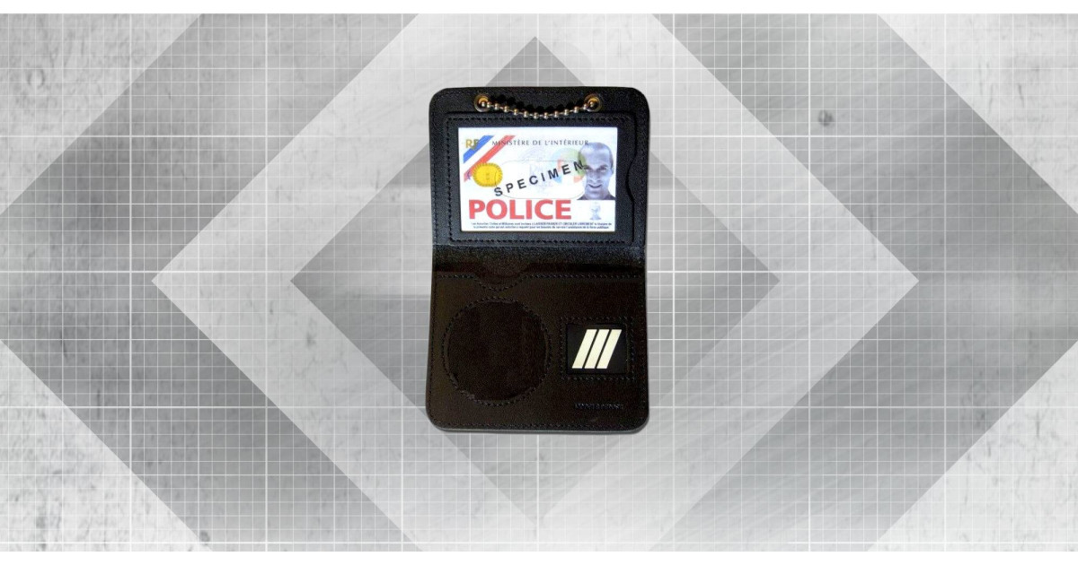 Porte-cartes pour Police Nationale - AMG Pro